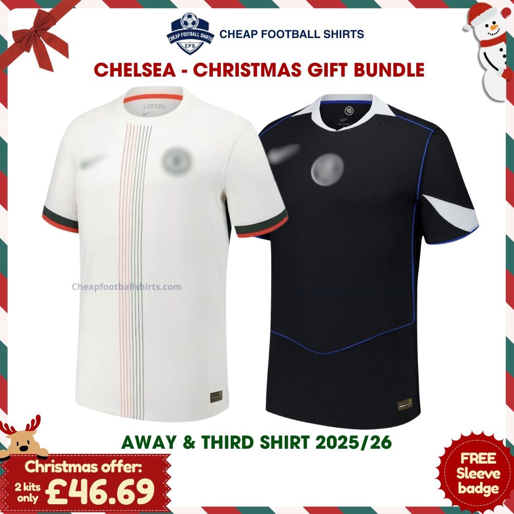 Chelsea FC Birthday Gift Packs - Away & Third Cheap Football Shirts 2025/26