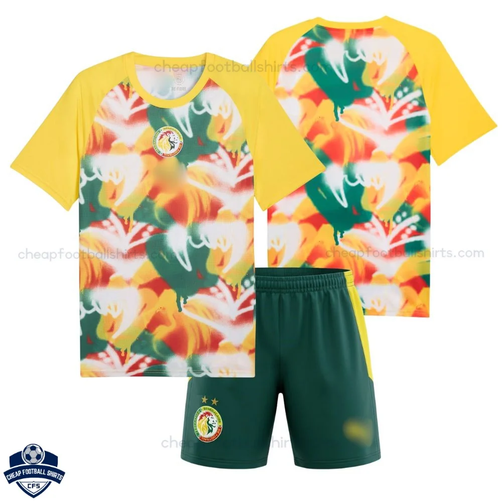 Senegal World Cup 2026 Training Kids Cheap Football Kit